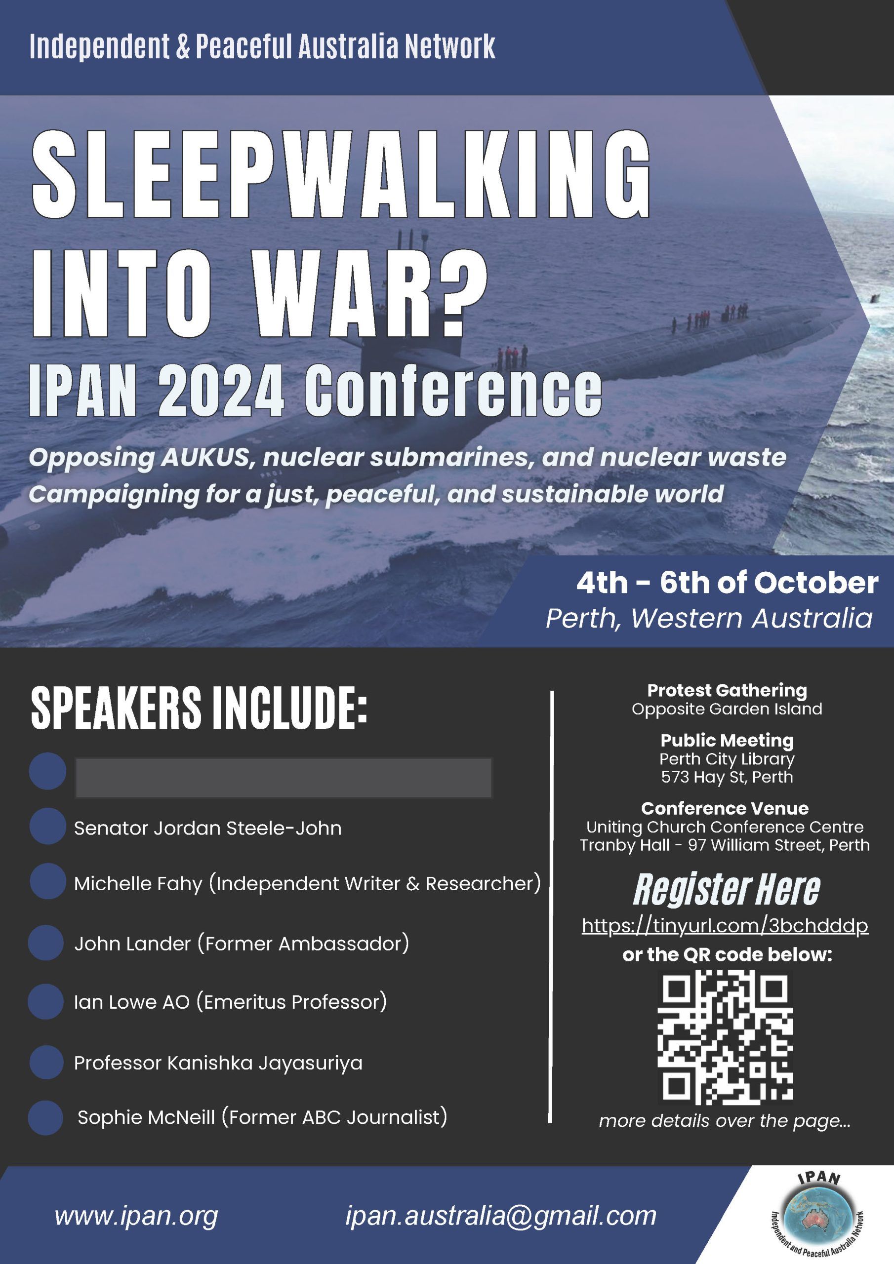 IPAN Conference 2024 – Sleepwalking into War? – IPB – International ...