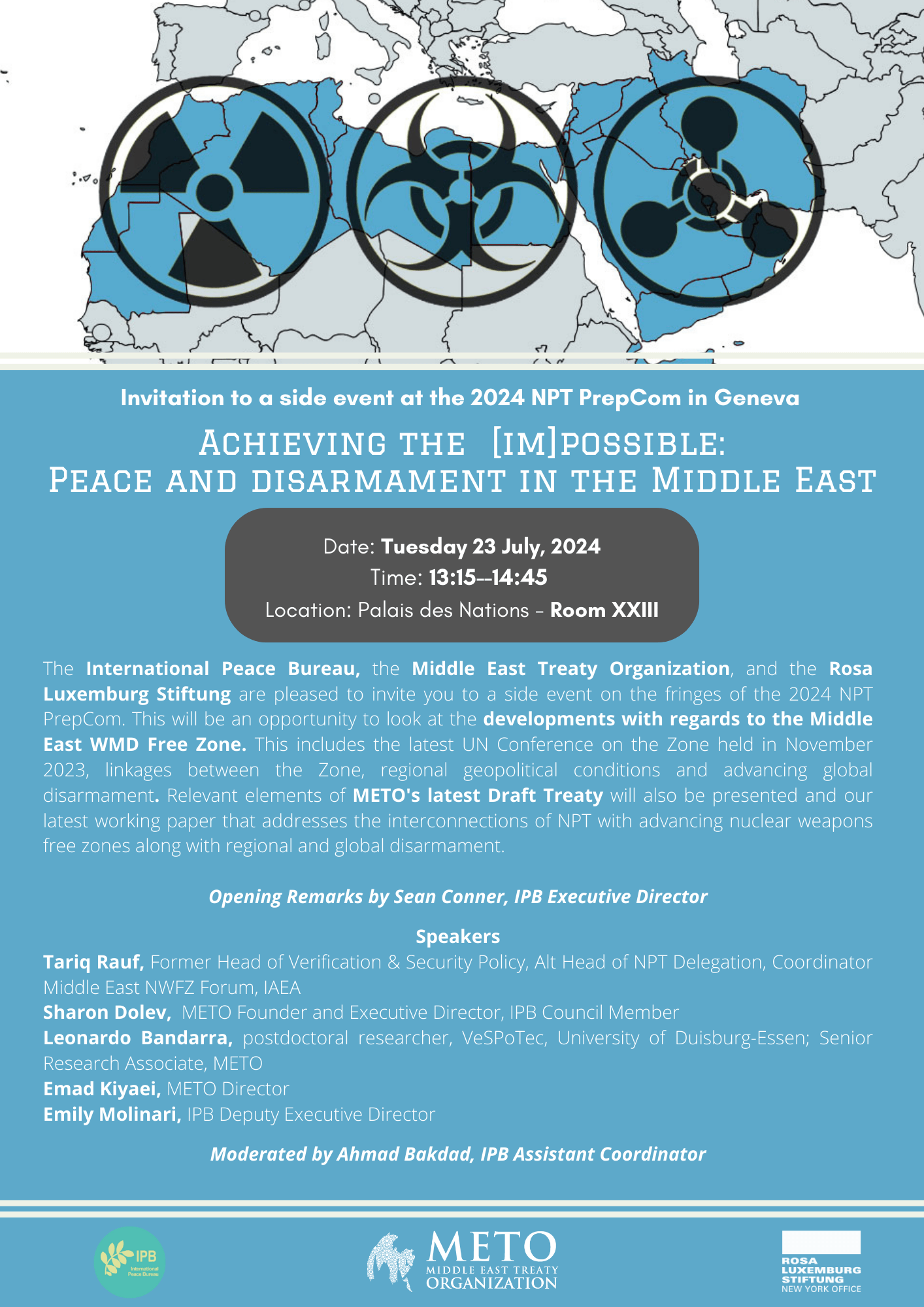 NPT PrepCom 2024 – IPB Side Event: Achieving the [im]possible: Peace ...