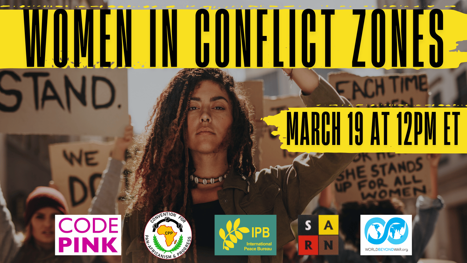 Webinar: Women in Conflict Zones – IPB – International Peace Bureau