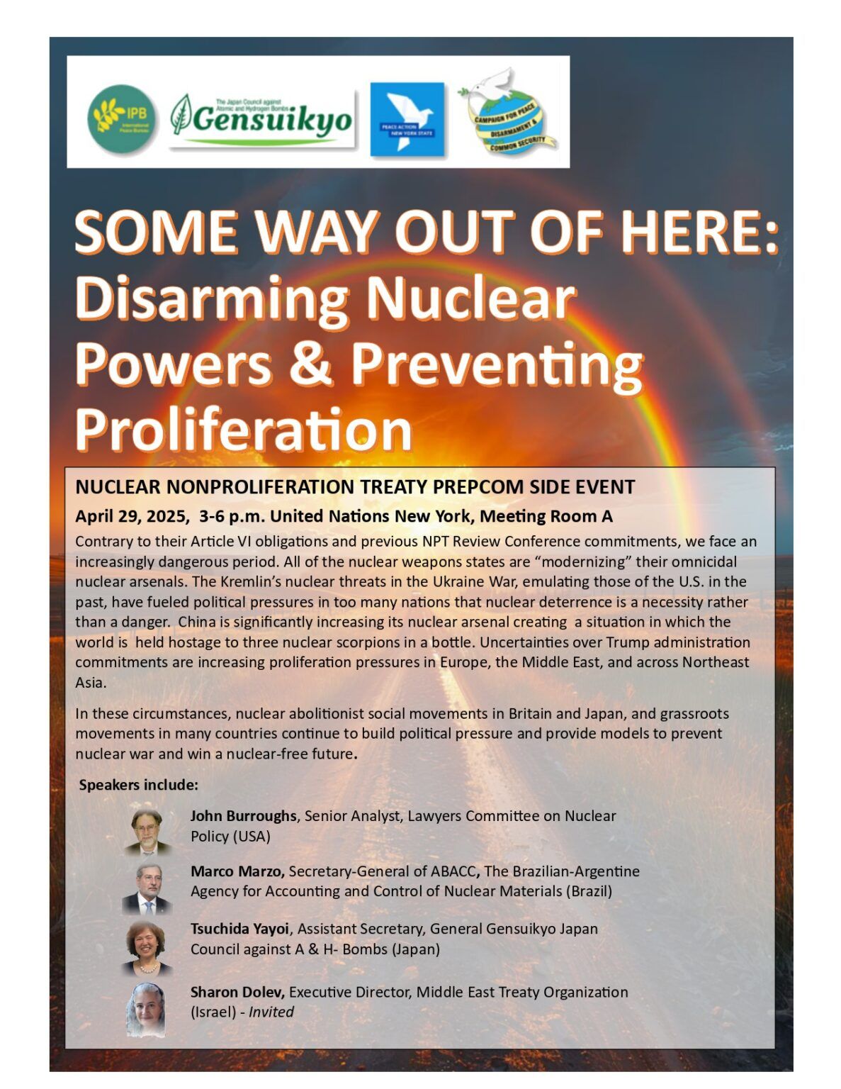 Some Way Out of Here: Disarming Nuclear Powers & Preventing ...