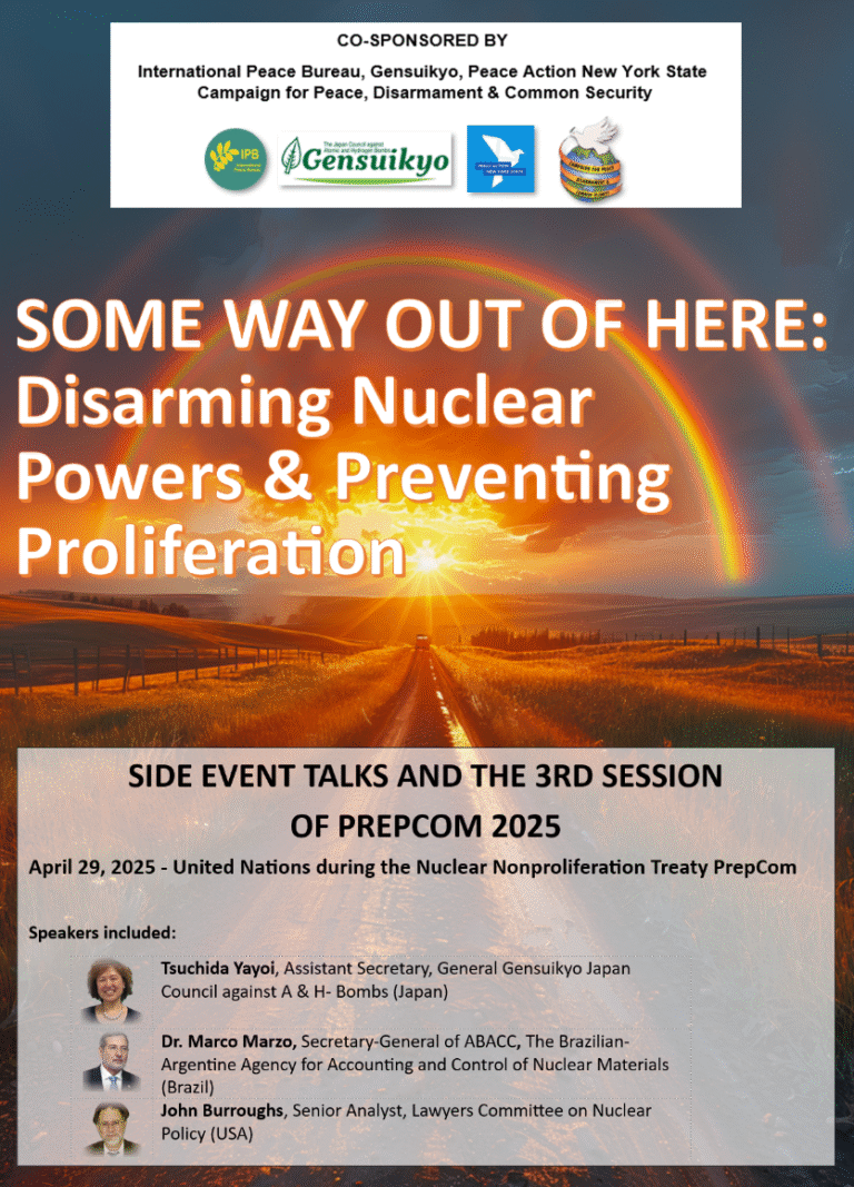 SOME WAY OUT OF HERE:Disarming Nuclear Powers & Preventing ...